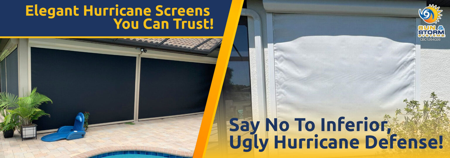Retractable Solar Screens - Sarasota, Florida | Sun & Storm Systems